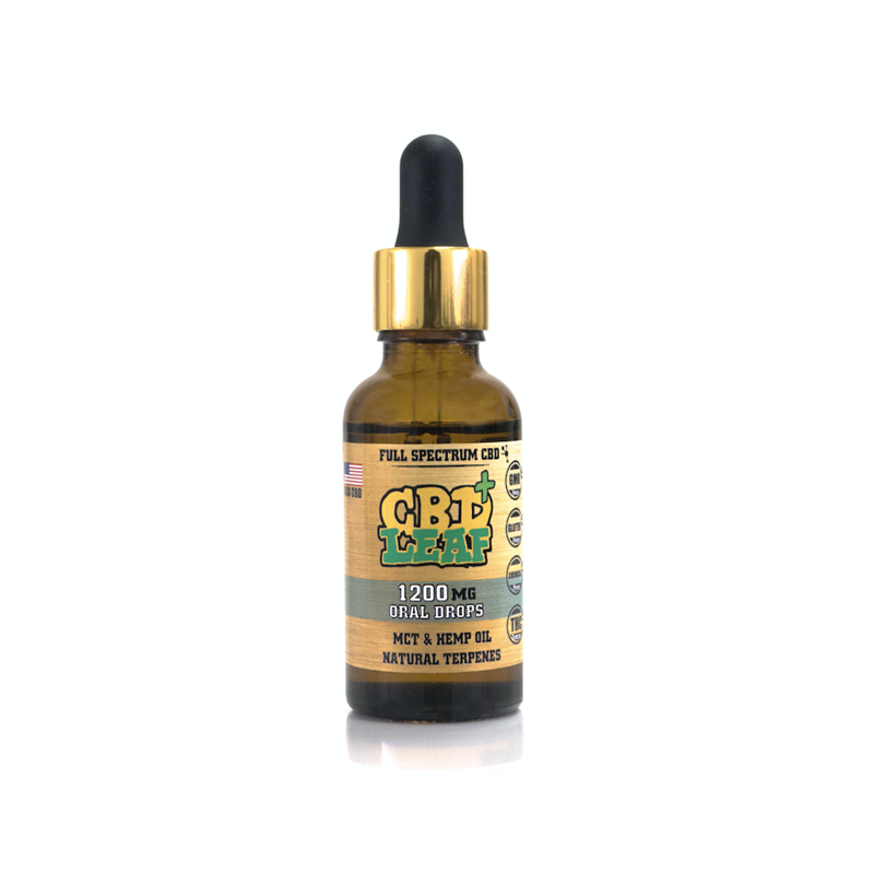 CBD Leaf Full Spectrum Oral Oil - UK Vapor Waves